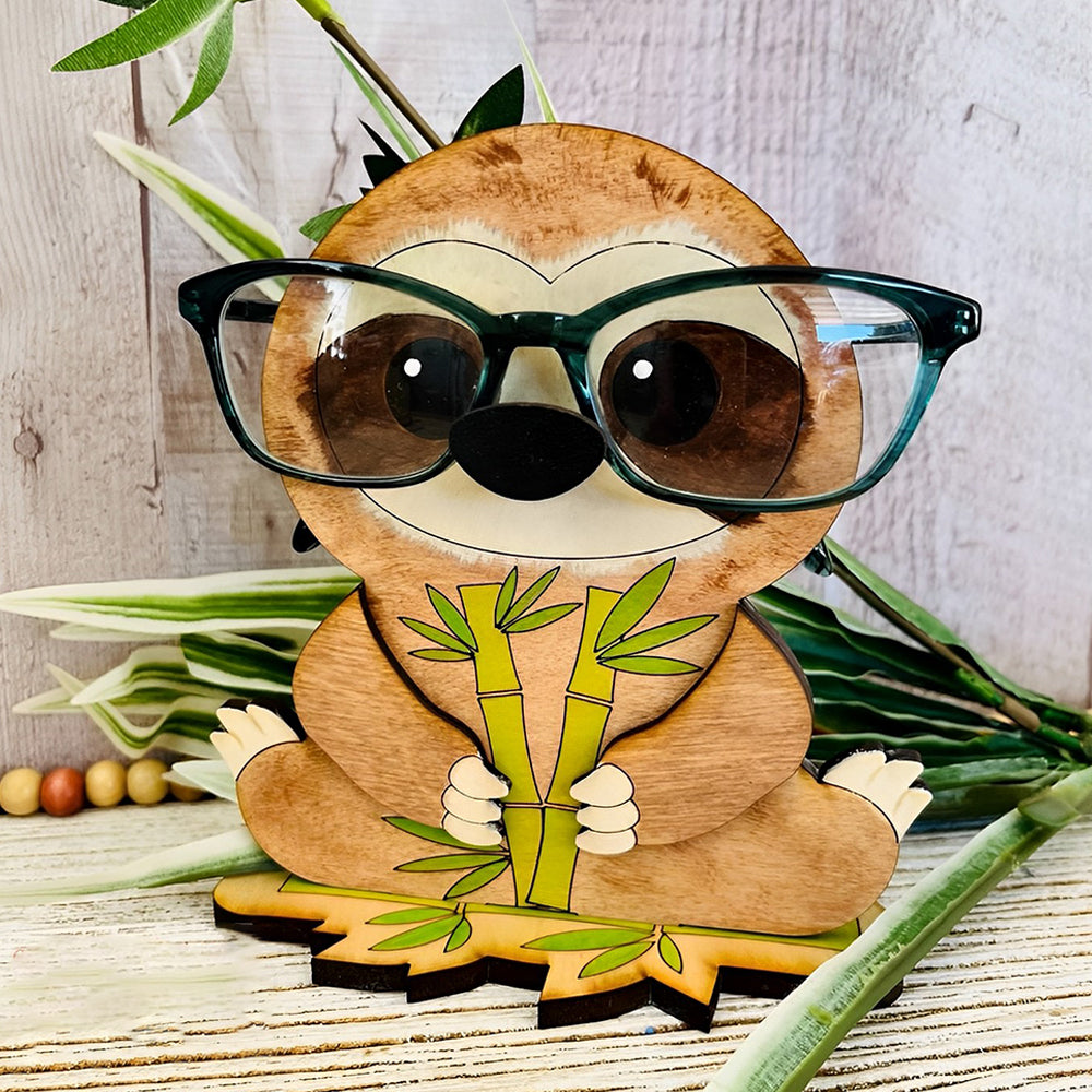Wooden Cartoon Cute Sloth Eyeglass Holder – Petwithhome.com