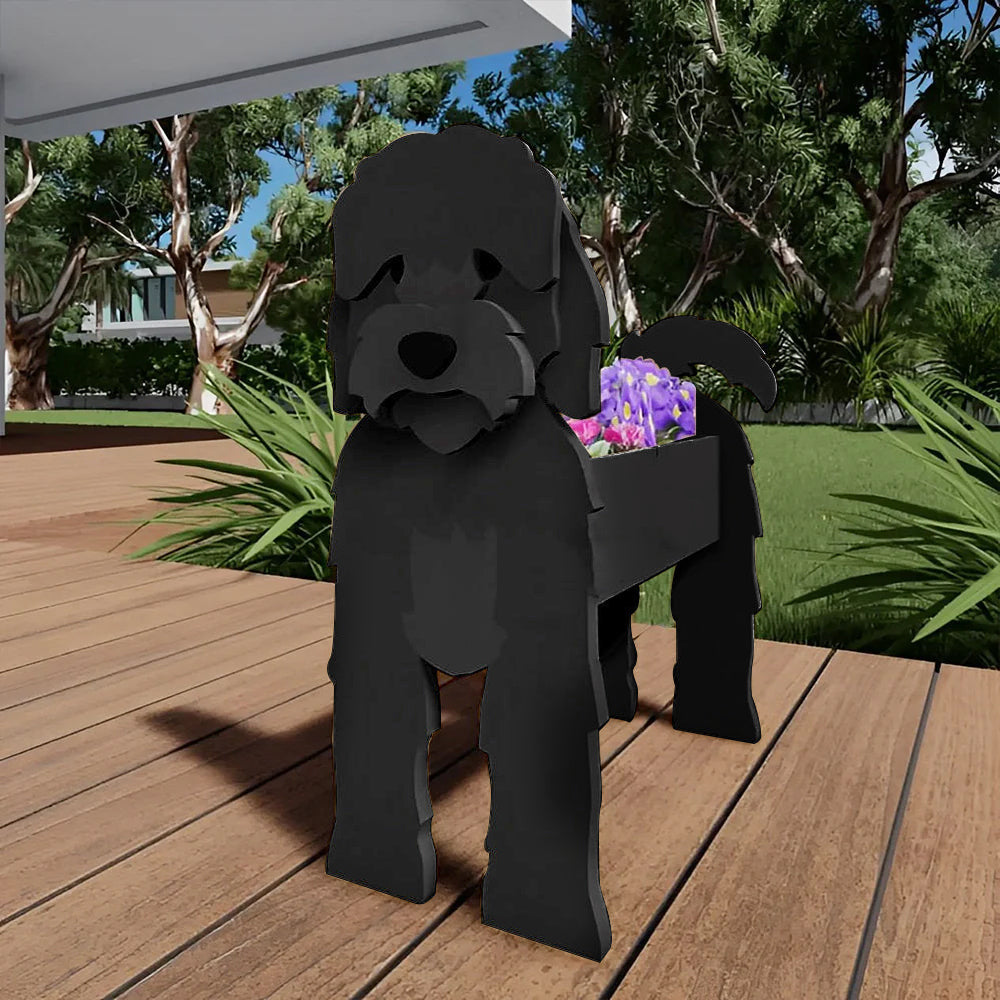 Black Cockapoo Planter – Petwithhome.com