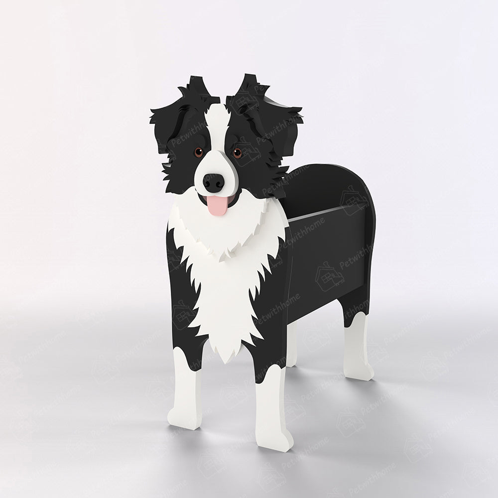 Border Collie Planter – Petwithhome.com